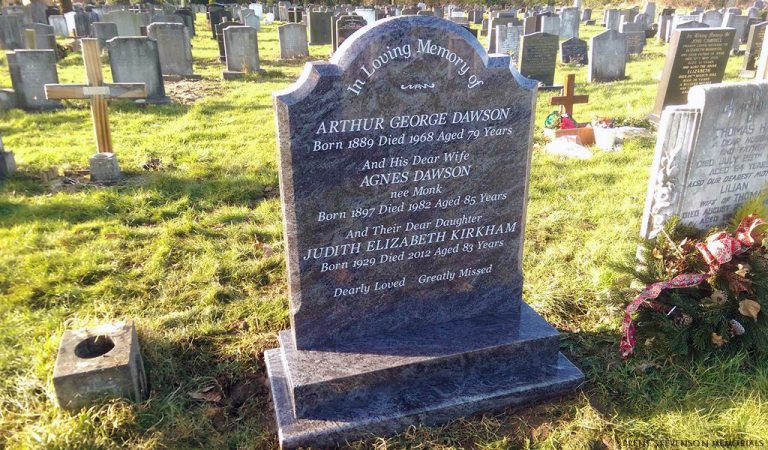 Old Arthur Headstone – Stevenson Memorials