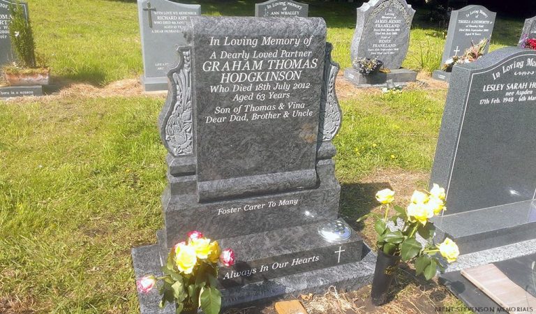 Scroll Headstone – Stevenson Memorials