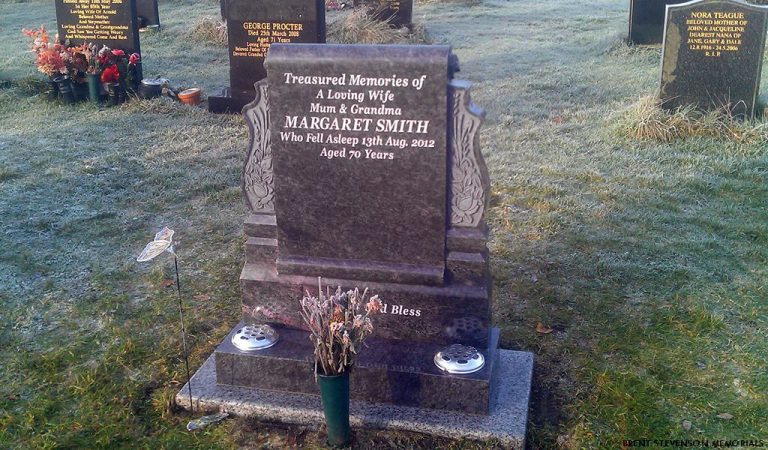 Scroll Headstone – Stevenson Memorials